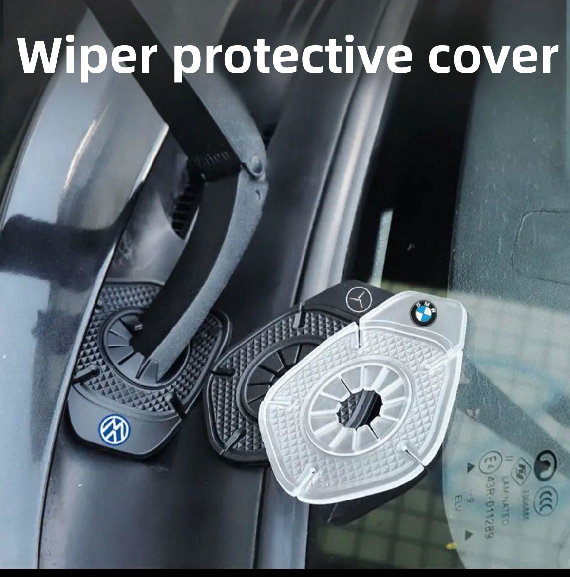 Wiper protective cover dust hole silicone pad