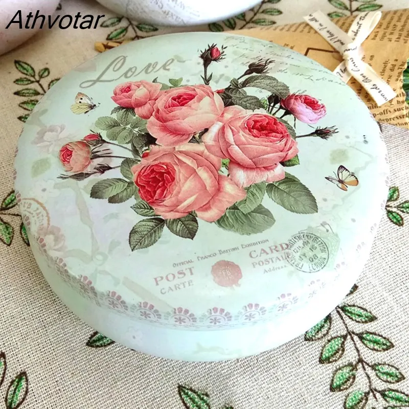 Athvotar Round Mousse Cake Macaron Dessert Tin Box Tea Sugar Coffee ...