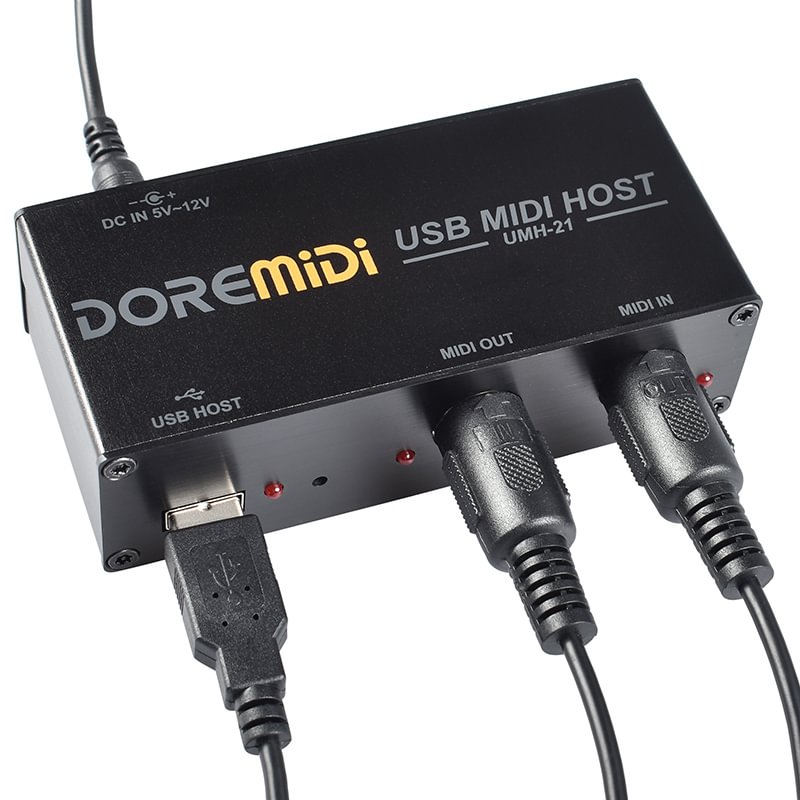 DOREMiDi High-Speed USB MIDI Host Box MIDI Host USB to MIDI Converter