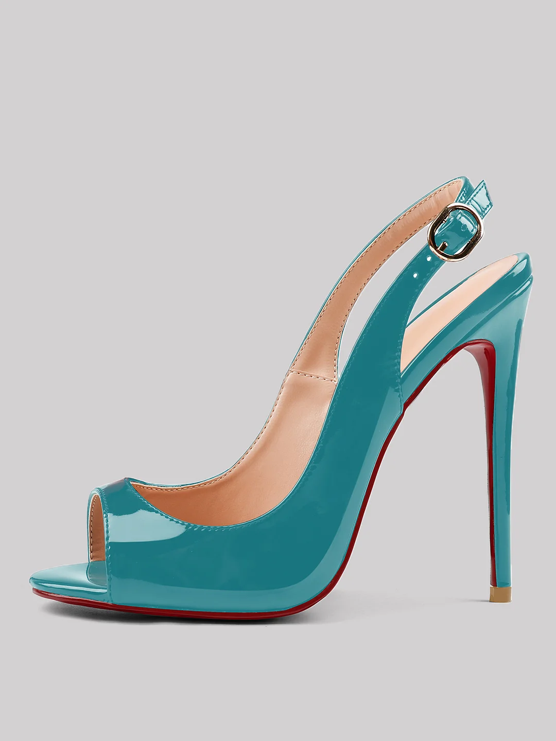 Women's Open Toe Leaky Heel Red Bottom High Heels