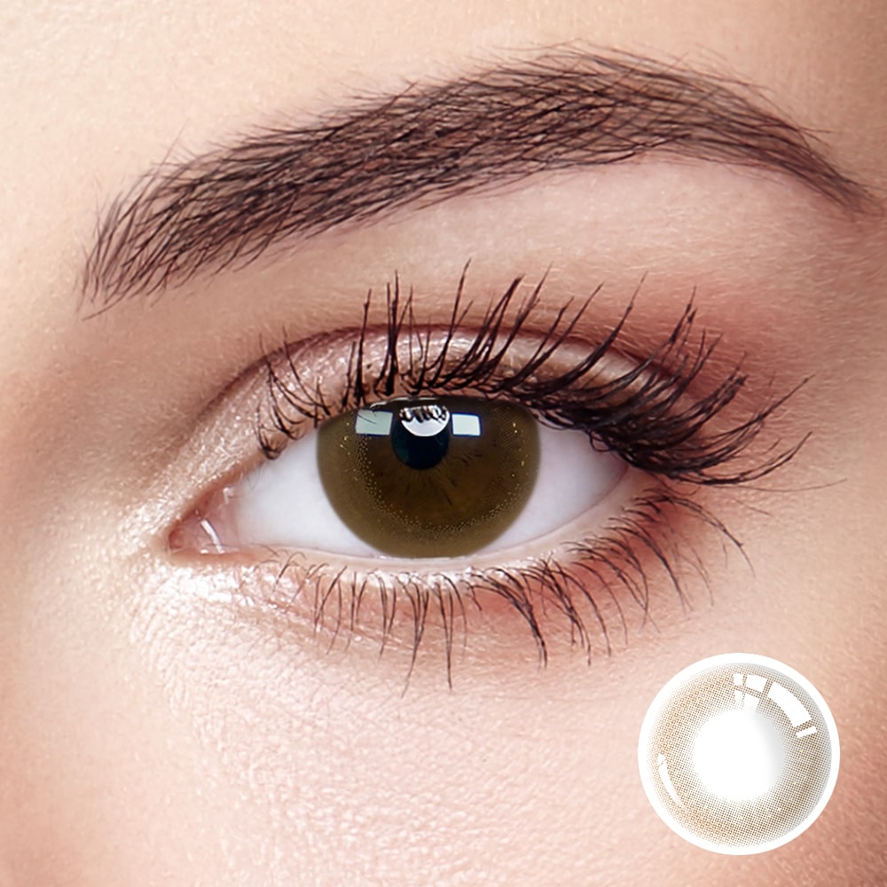 Crush Brown Colored Contact Lense