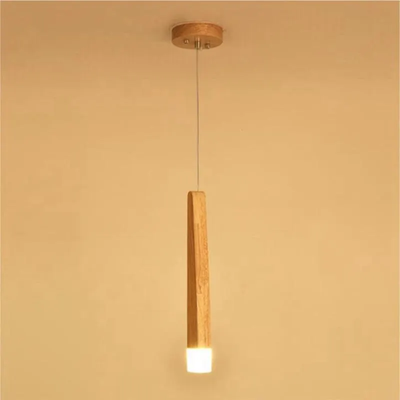 Wood Stick Pendant Lamp Light, Kitchen Island Living Room Shop ...