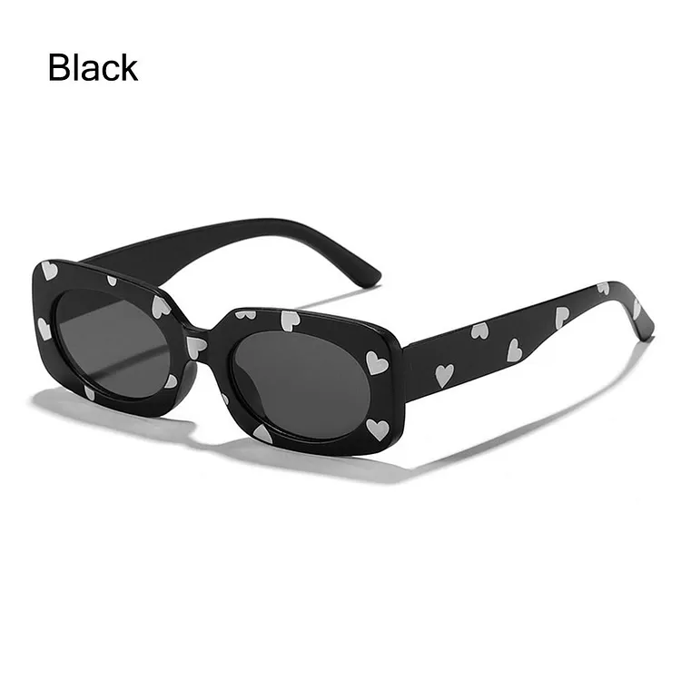 Sun Protection Heart Print Children Sunglasses Trendy UV400 2-8 Years ...