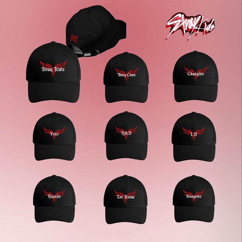 2025 Stray Kids DominATE World Tour Member Name Embroidered Cap