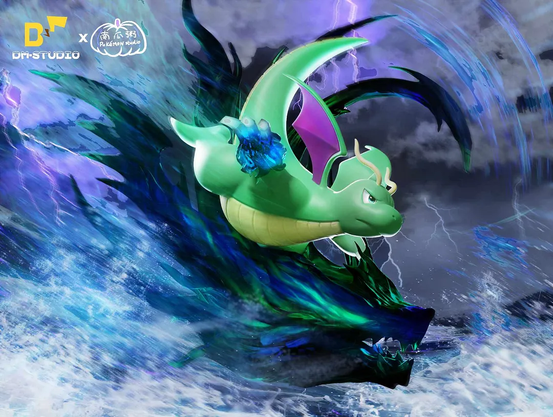 1/20 Scale World Zukan Dragonite - Pokemon Resin Statue - DM Studios