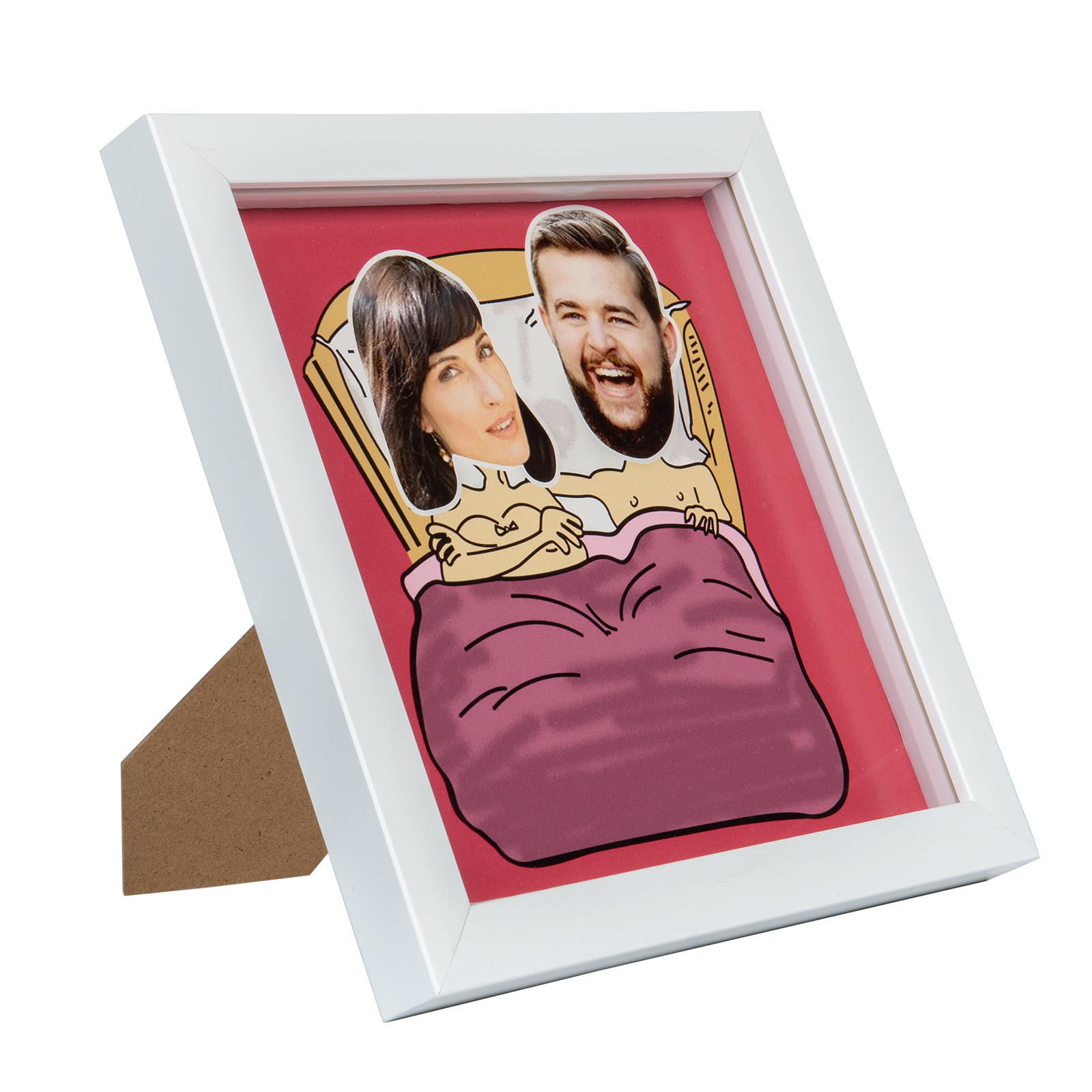 Personalized Funny Couple Stereo Photo Frame