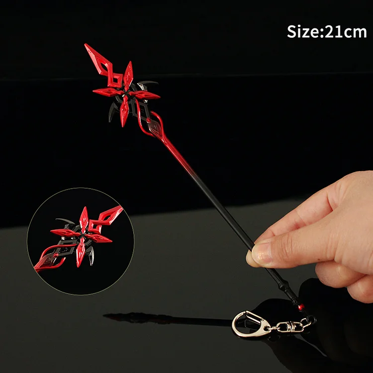 Genshin Impact Keychain Metal Sword Weapon