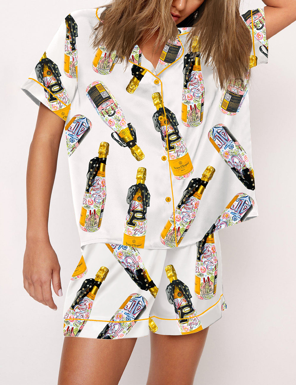 Graduation Champagne Bottle Pajama Set