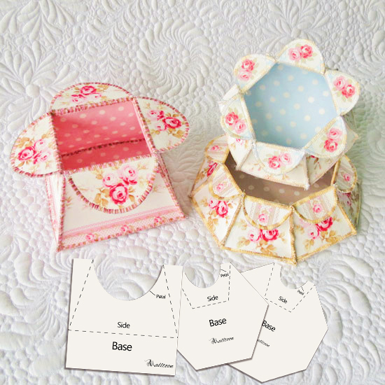 Flower Storage Basket Templates - Include 3 Styles Baskets