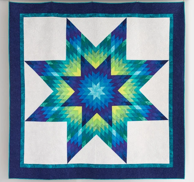 Grid Wedge Star Quilt Ruler - Template + Instructions Included