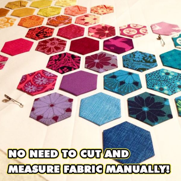Hexagon Patchwork Quilting Ruler
