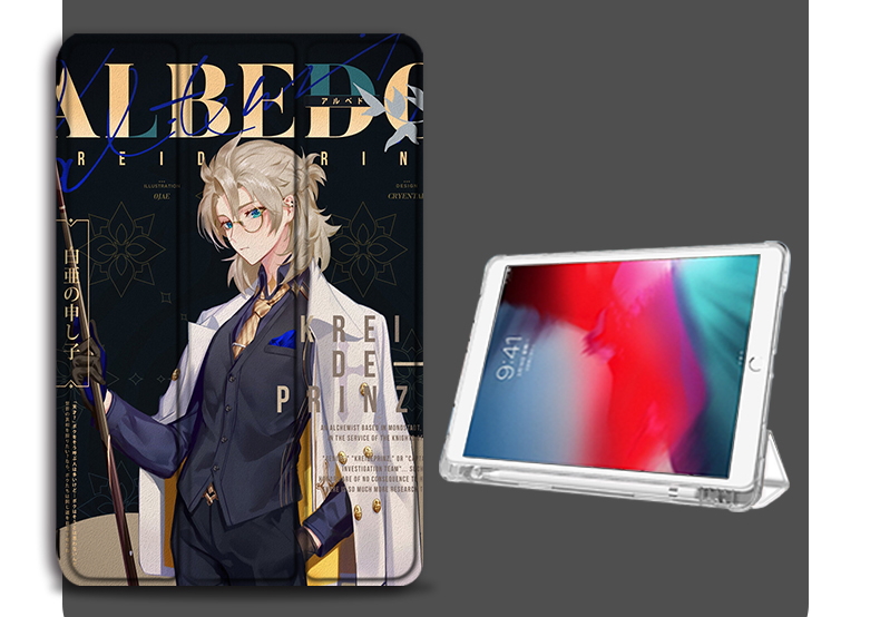 Genshin Toys Case for iPad Albedo