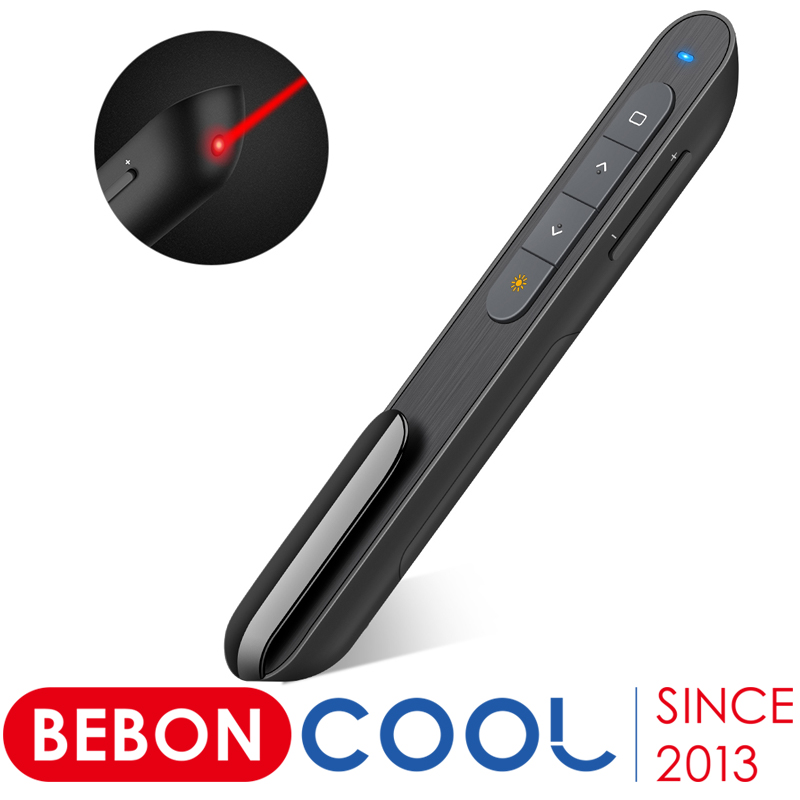 2.4G Wireless Presenter With Red Laser Pointers Remote Control RF USB ...