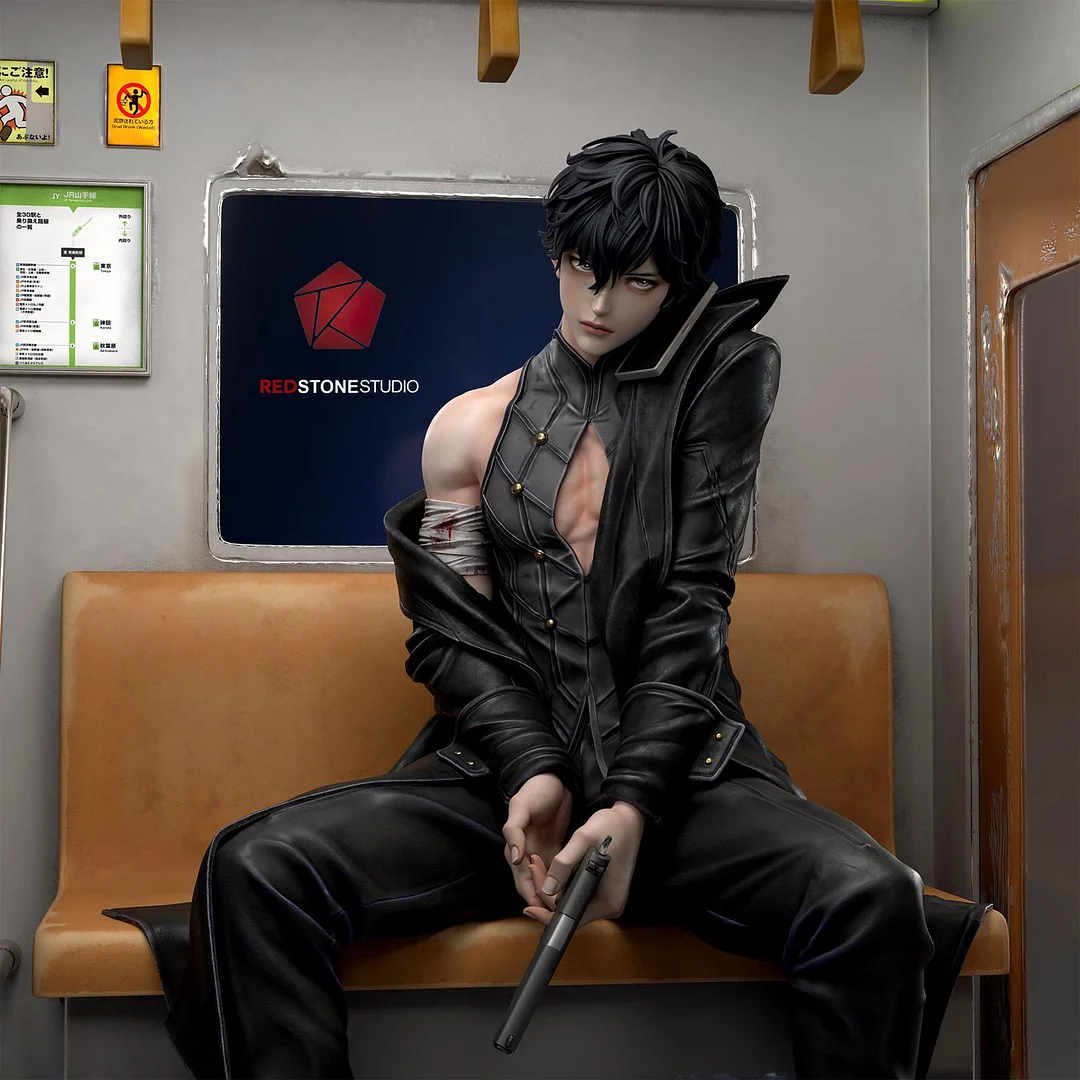 1/6 Scale Ren Amamiya with LED - Megami Tensei/Persona 5 Statue - Red Stone Studio