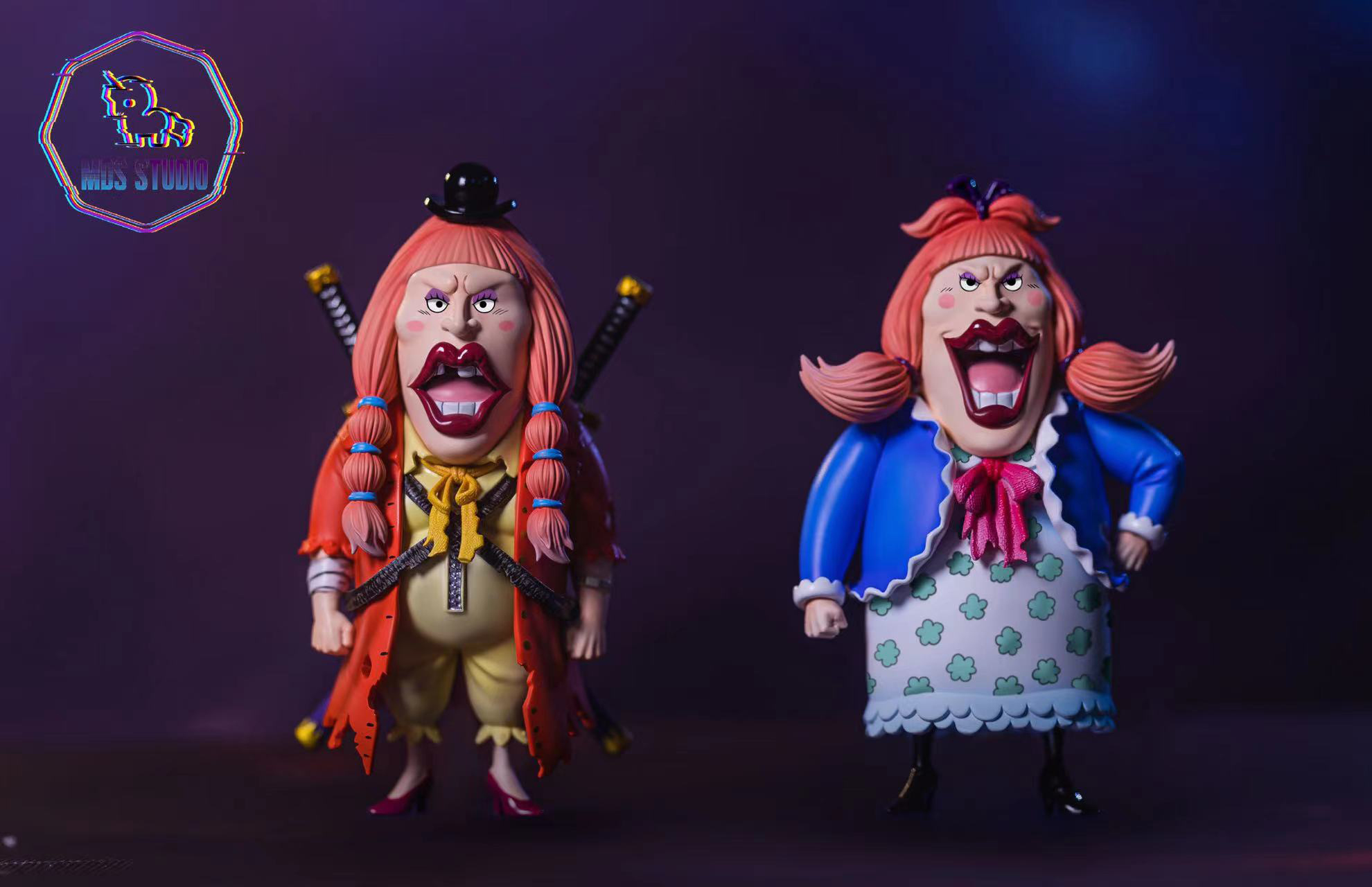 Big Mom Pirates Charlotte Chiffon & Charlotte Lola - ONE PIECE Resin ...