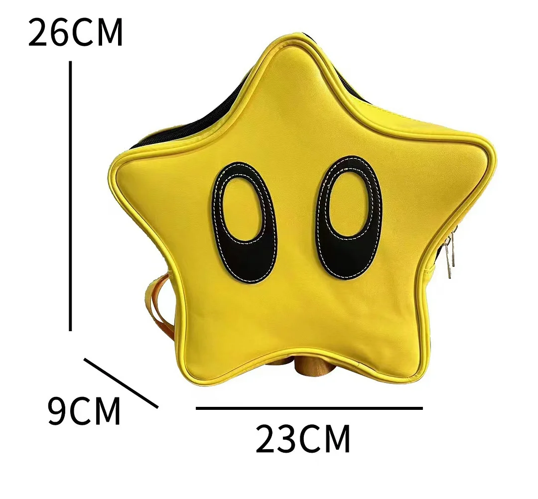 Y2K BIG EYE STAR SHAPED BACKPACK