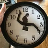 ⏲Monty Python inspired Silly Walk Wall Clock