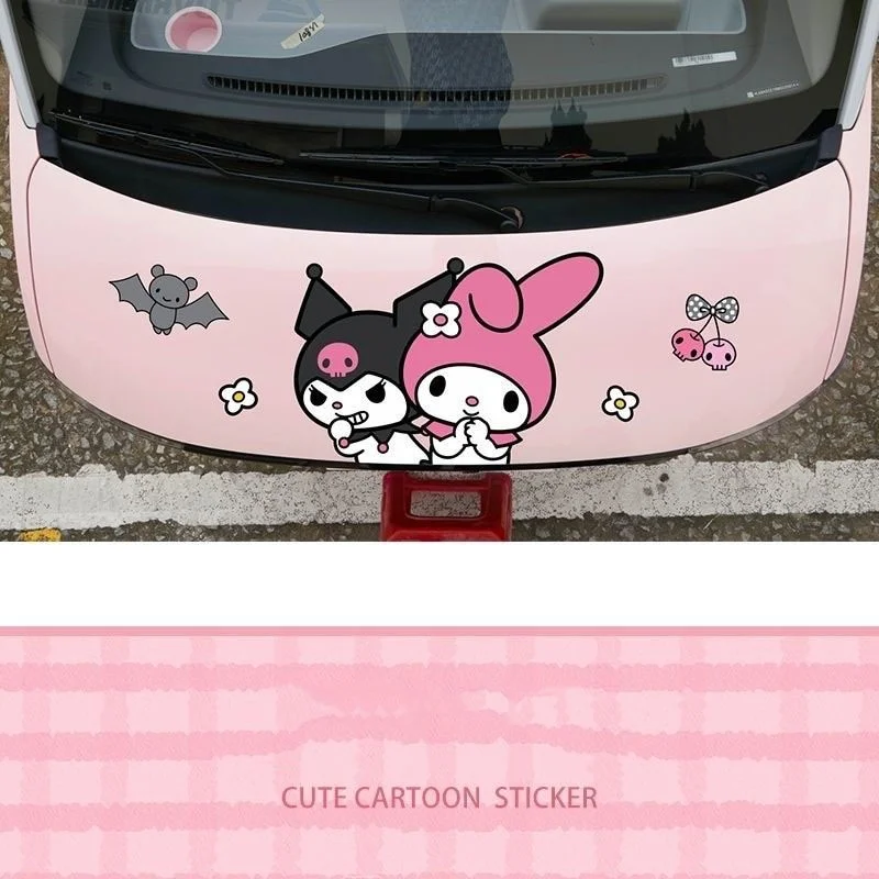 My Melody & Kuromi Car Sticker - Lovesickdoe