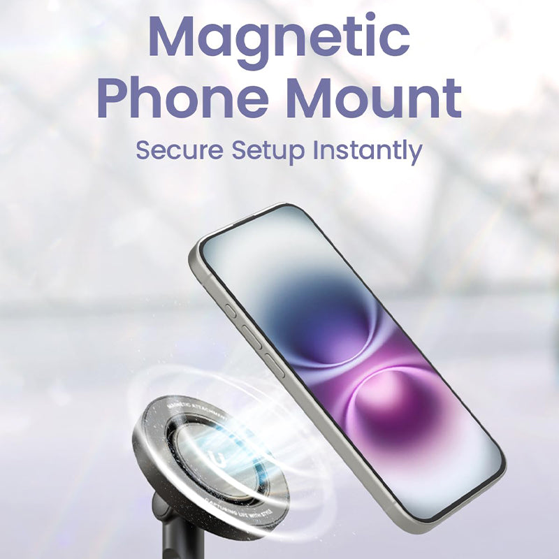 Sakerplus® Automatic Magnetic Phone Tripod Stick Stand