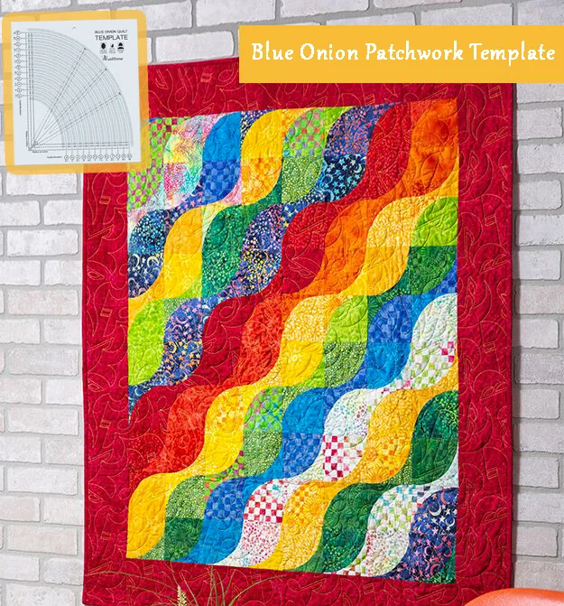 Blue Onion Patchwork Template