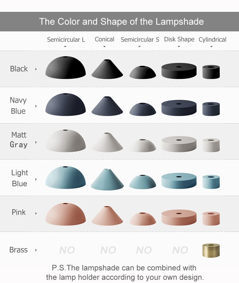 Nordic Simple Bar Hanging Lamp Colored Pendant Light Restaurant ...