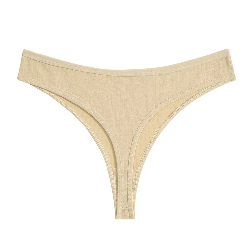 Uaang Women Cotton Thongs Panties Sexy Low Rise G-string Underpants T ...