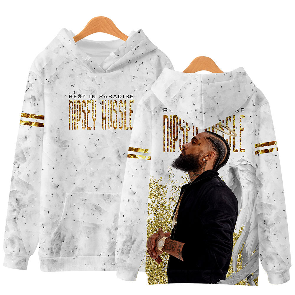 Nipsey Hussle 3D Hoodie Hip Hop Streetwear Sweatshirt