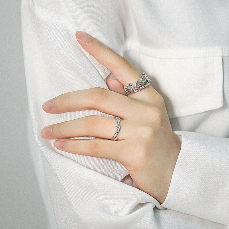 Mature Women S925 Silver Simple Ring - OlderIn Seniors & Elderly Fashion