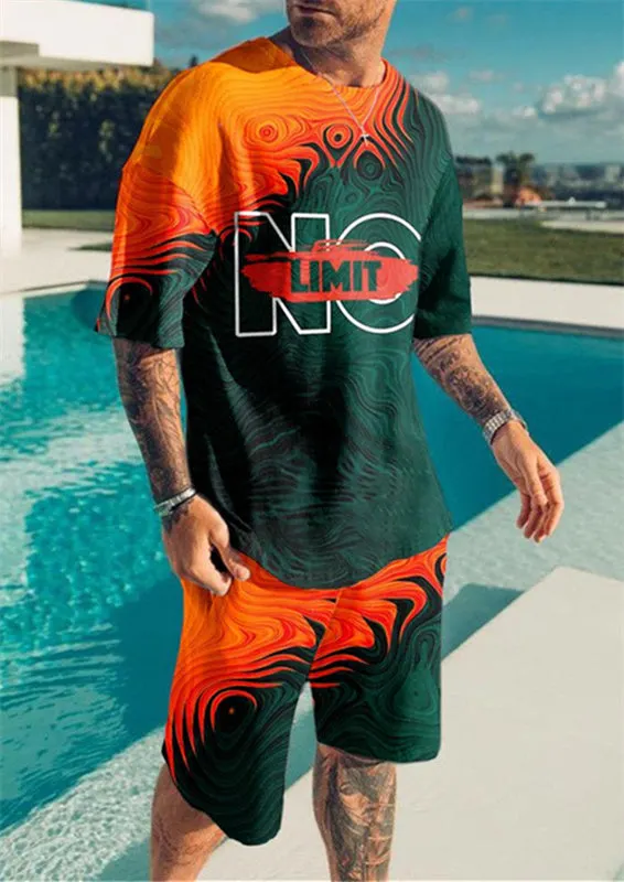 No Limit Limited Edition Top And Shorts Two-Piece Suits