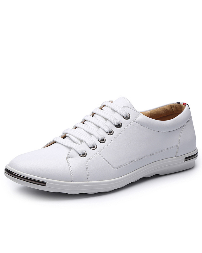 Suitmens Men's Leather Comfortable and Simple Casual Shoes 00015