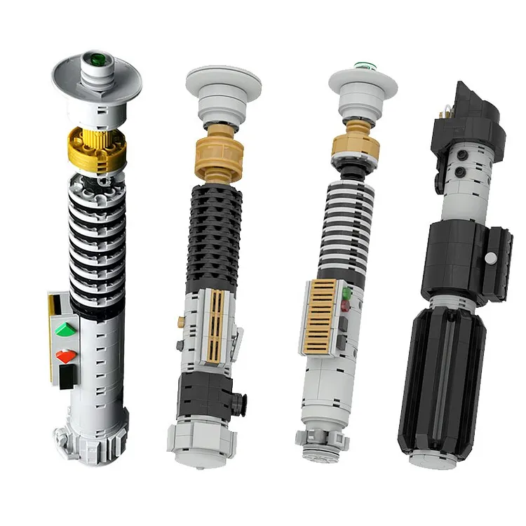 Darksaber Lightsabers Sword BuildMoc Dueling Blaster Laser Movie ...