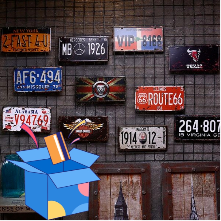 Vintage Tin Signs【Clearance Special Blind Box】