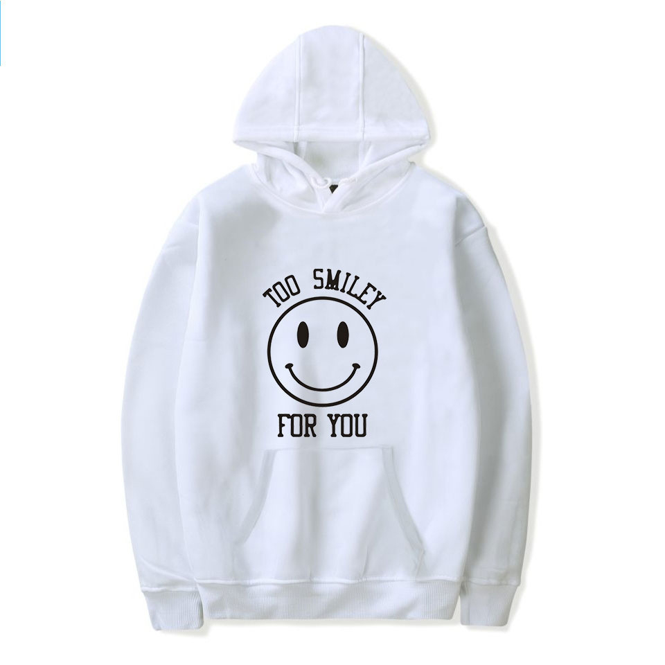 Addison Rae Merch Too Smiley For You Hoodie Sweatshirt Hip Hop Harajuku ...