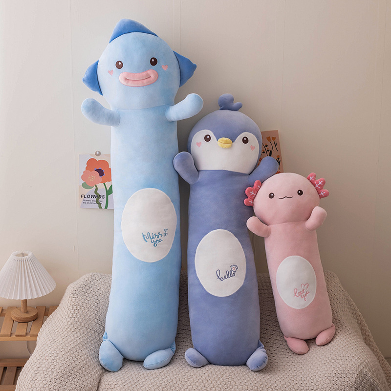 Long Snuggly Fish Axolotl PenguinPlushie Collection 2024