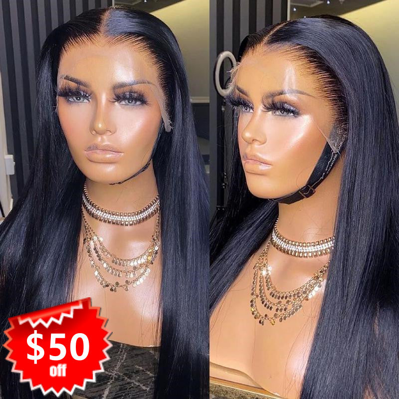 Straight Free Hairparting Full Lace Wig [FW1001]