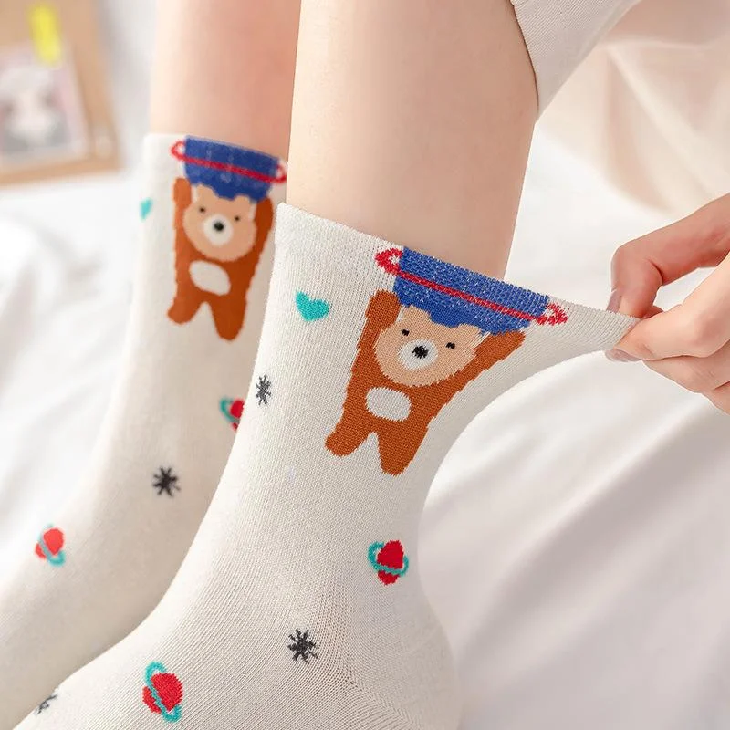 Cartoon Planet Anime Socks