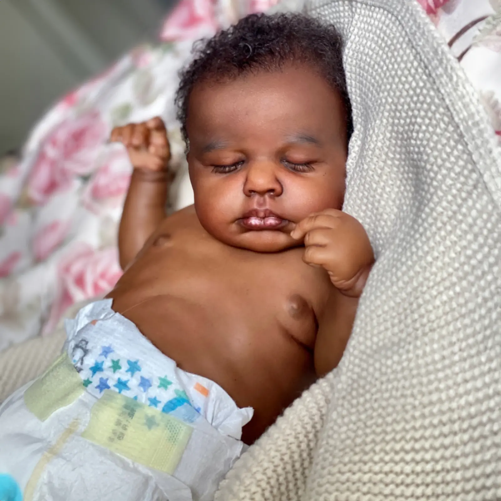 12"&16" Flexible Full Body Platinum Silicone African American Baby ...
