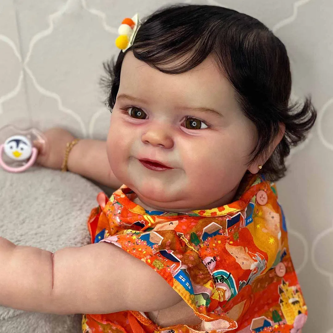 Realistic 20" Soft Touch Silicone Vinyl Body Reborn Baby Doll Girl Bess ...