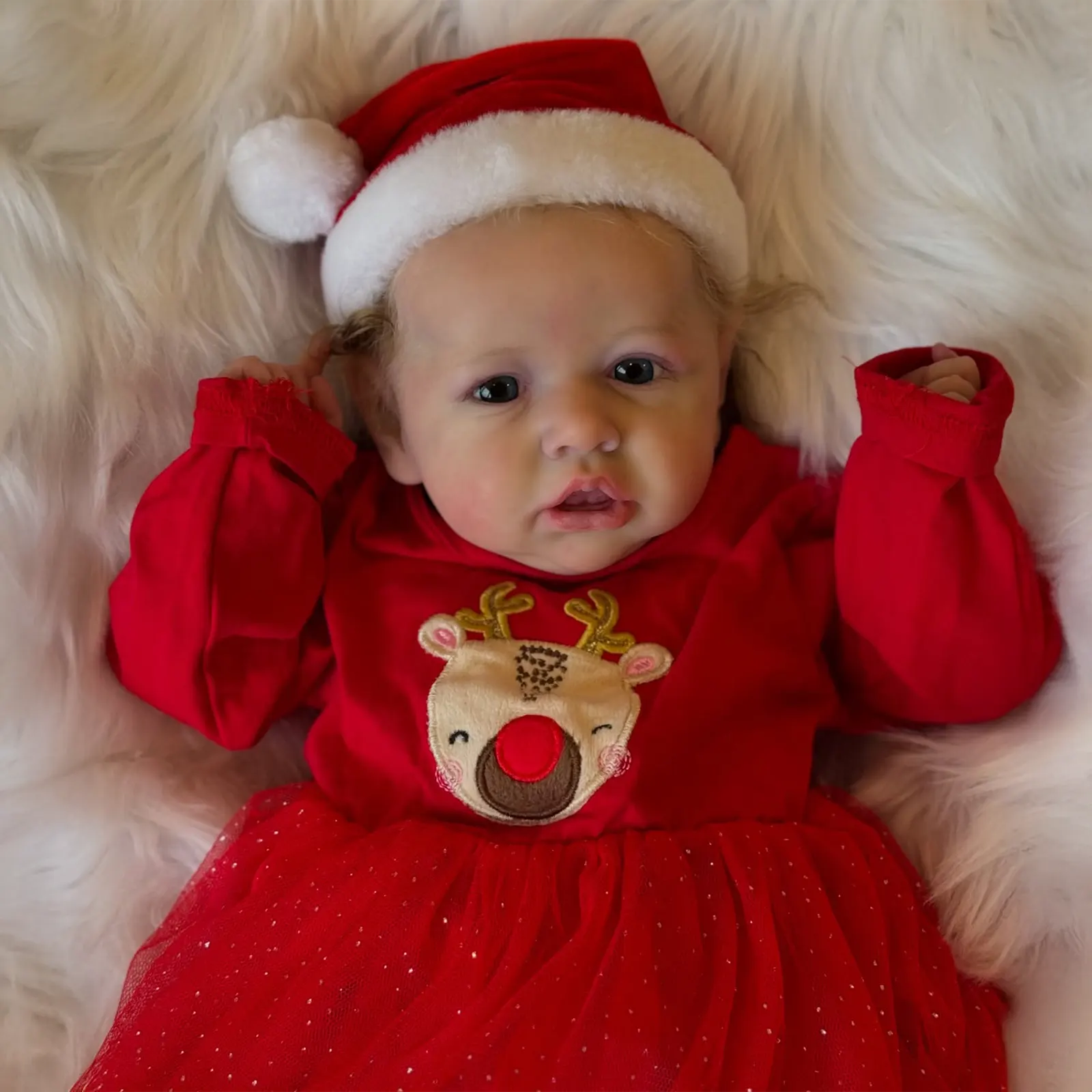 20'' Lifelike Realistic Awake Girl Doll Darial Reborn Baby Doll with ...