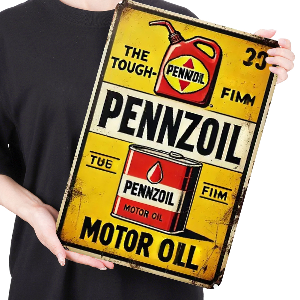 [Big Size]Pennzoil - Metal Tin Signs(12*16Inch) - Garage