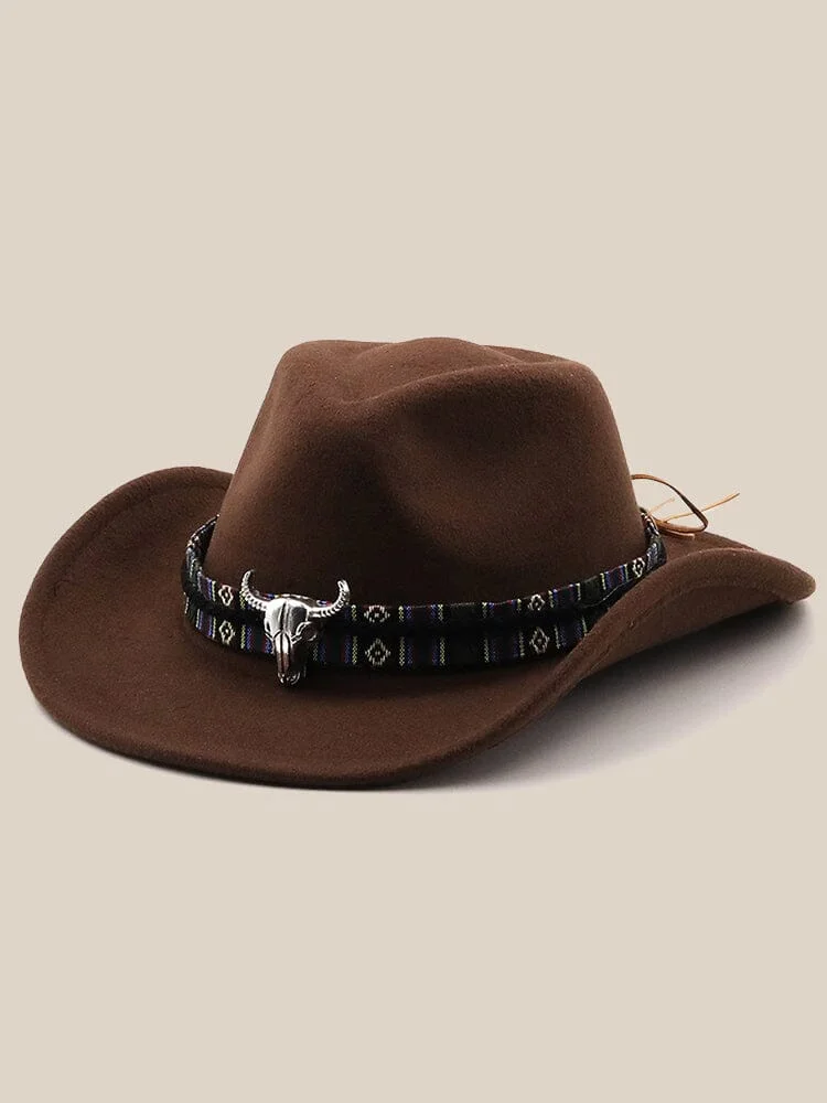 Classic 100% Wool Cowboy Hat