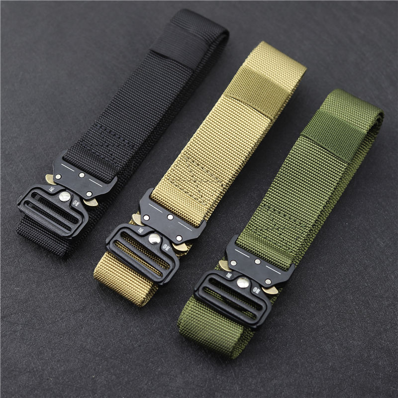 Quick-Release Metal Buckle Military Tactical Belt