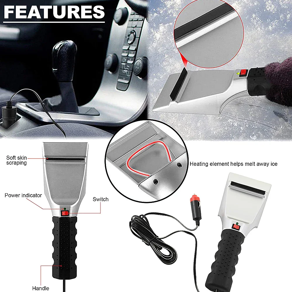 Heated Auto Ice Scraper