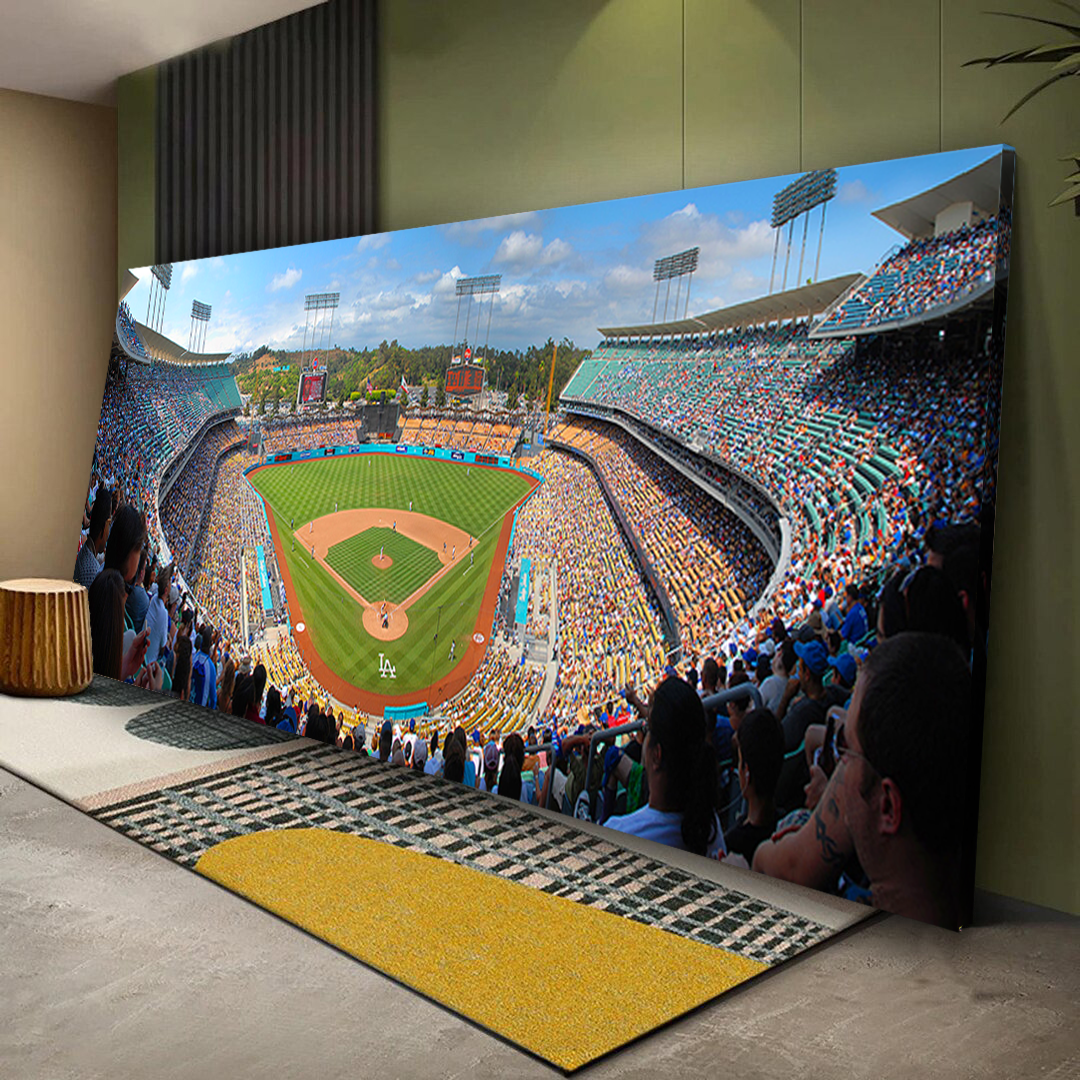 Dodger Stadium Canvas Wall Art