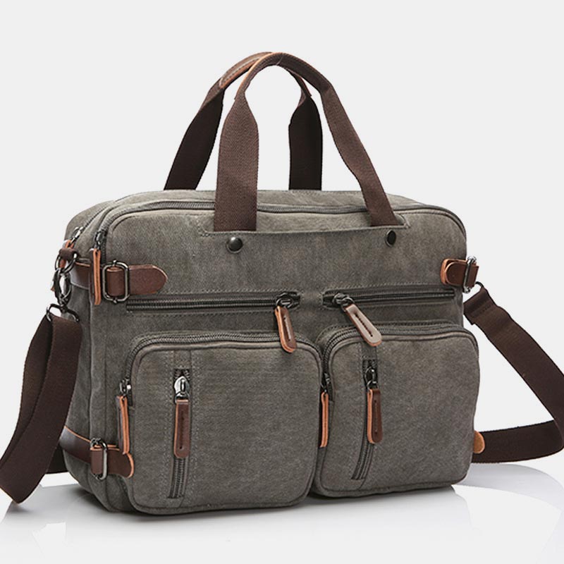 3-Way Use British Style Briefcase – Large Capacity and Versatile Design ...