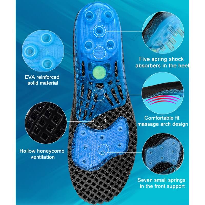 EVA Spring Silicone Orthopedic Arch Support Insoles