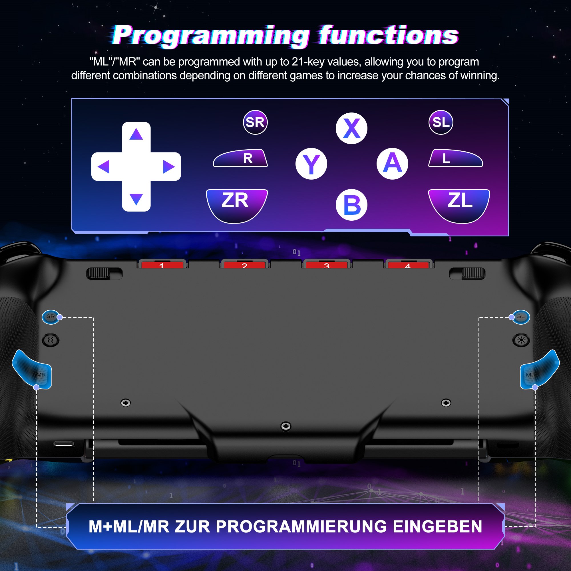 Switch Controller,for Switch Joy Con,Beboncool One-Piece Joypad ...