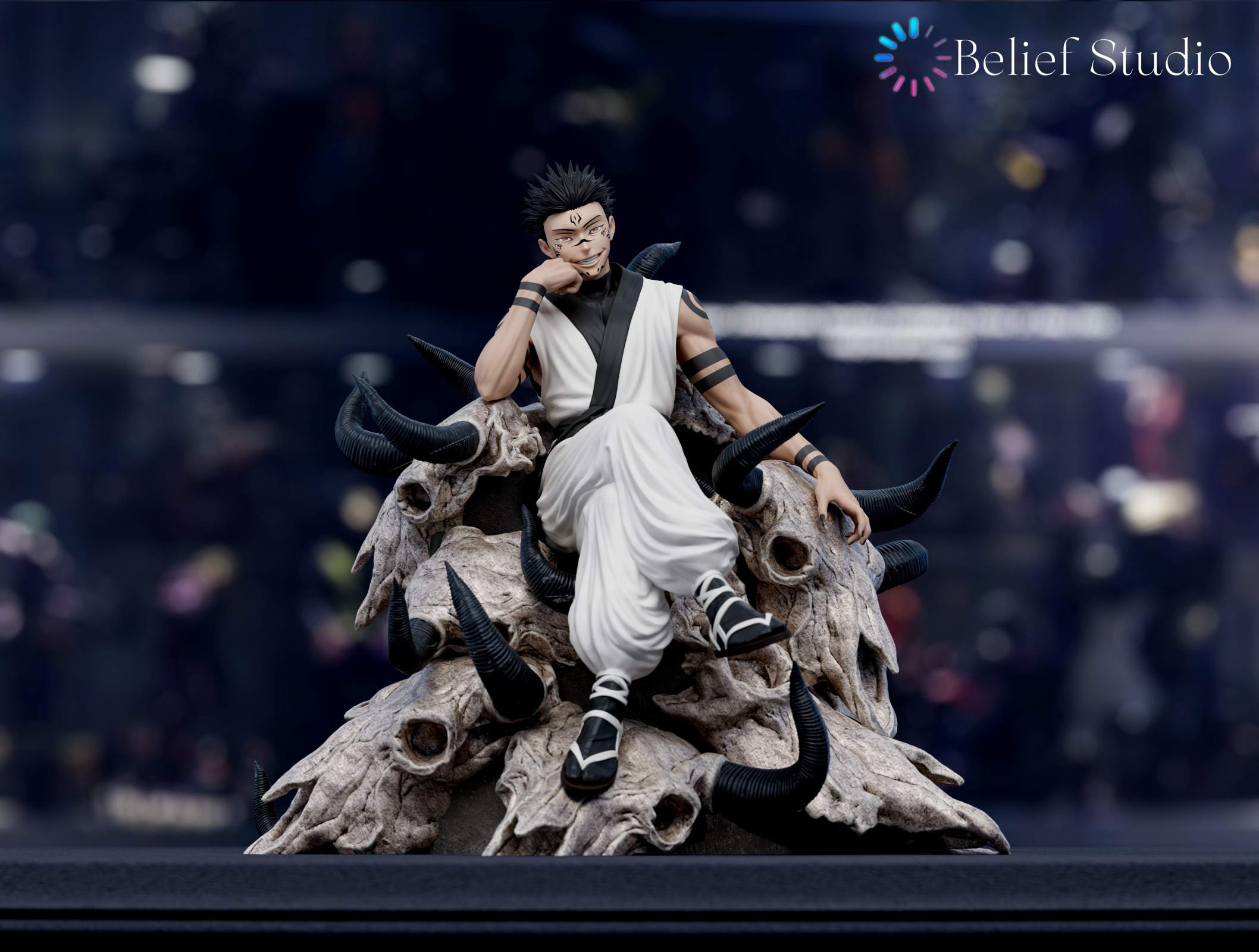 1/6 Scale Ten Shadows Technique Ryomen Sukuna - Jujutsu Kaisen Resin ...