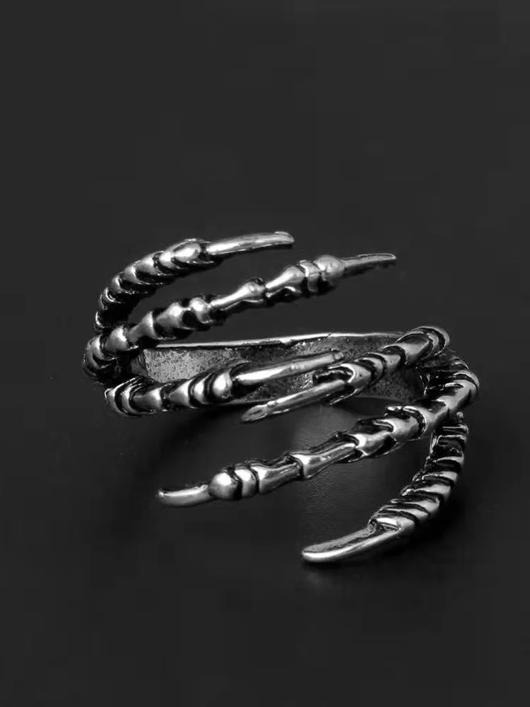Men's Halloween Dragon Claws Adjustable Opening Rings