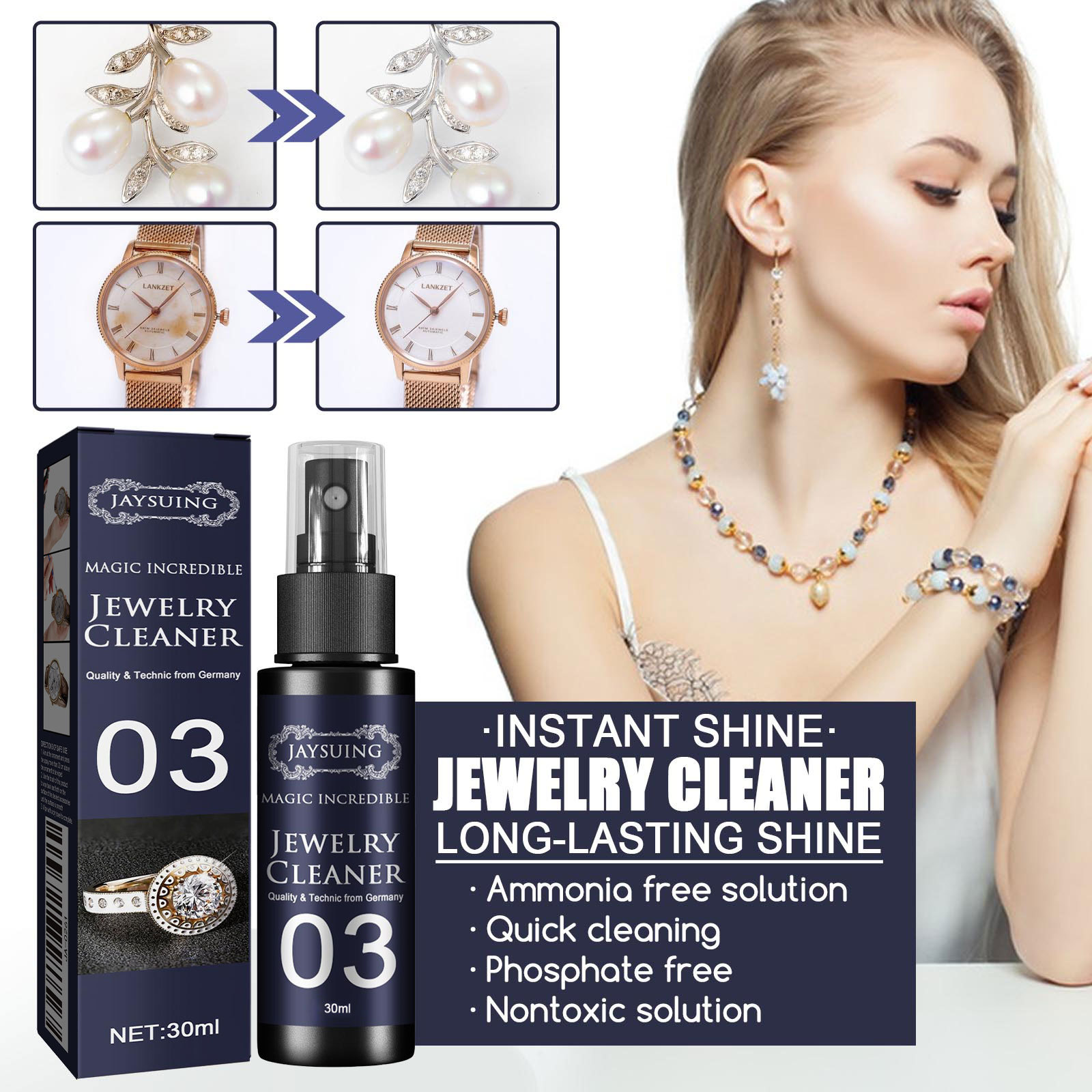 Jewelry Cleaner Spray